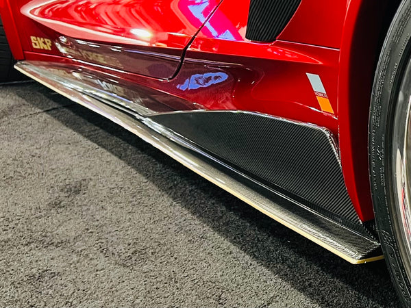 2020-2026 Corvette Concept8 Carbon Fiber Rocker Panels (2 Variations ...