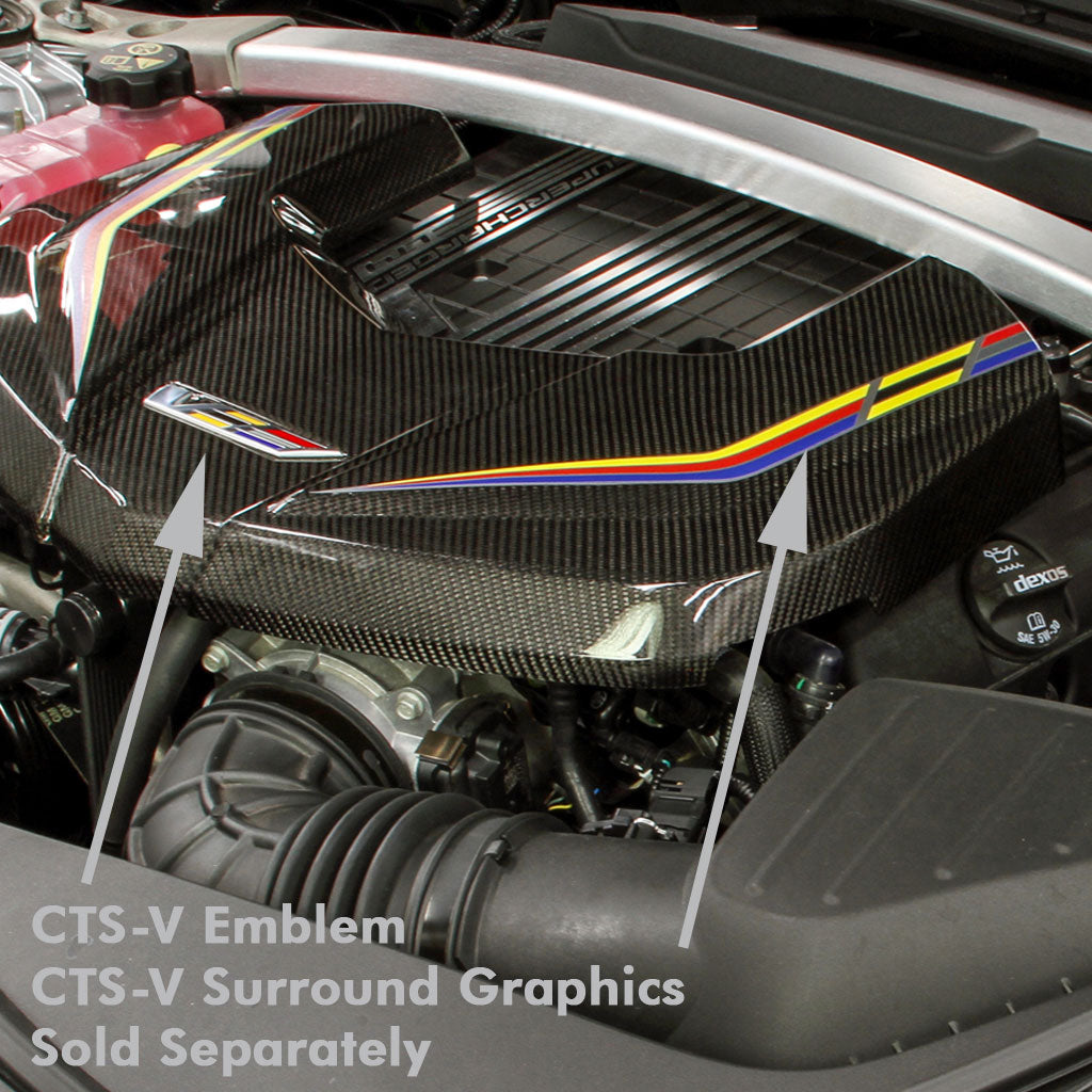 2016-19 Cadillac CTS-V Carbon Fiber Engine Cover – Nowicki Autosport